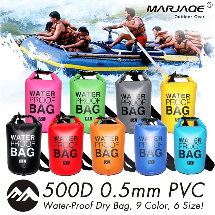 Enrich your life 15L 500D PVC 9 Color Waterproof Dry Bags Storage Sack ...