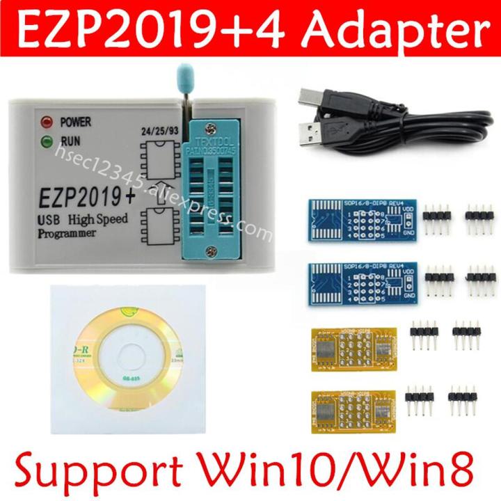 Nax Full Set Ezp2019 High Speed Usb Spi Programmer+ 12 Adapter Sop8 ...