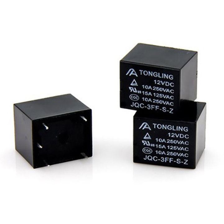 4Pins Sealed Universal Automotive Electromagnetic Relays 10A DC 5V 12V ...