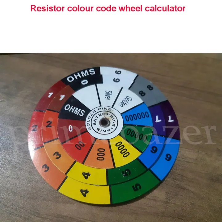 Resistor colour code wheel calculator | Daraz.com.bd