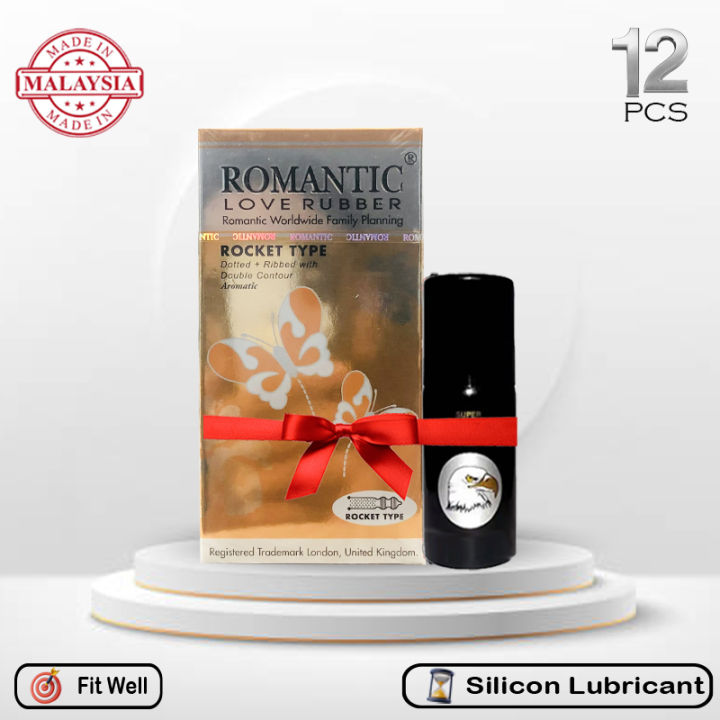 Romantic Rocket Type Condom With Delay for Men (12pcs) | Daraz.com.bd