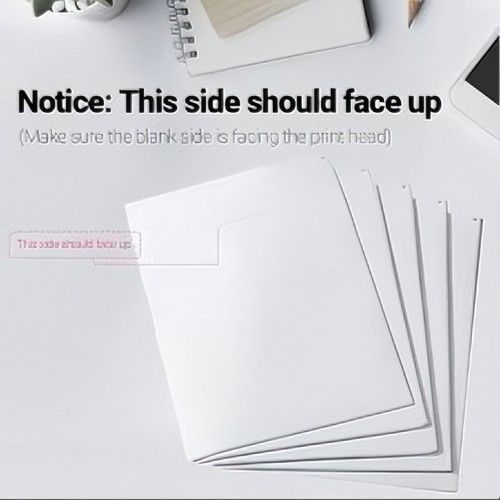 50 pcs A4 Size White Self Adhesive Sticker Paper | Daraz.com.bd