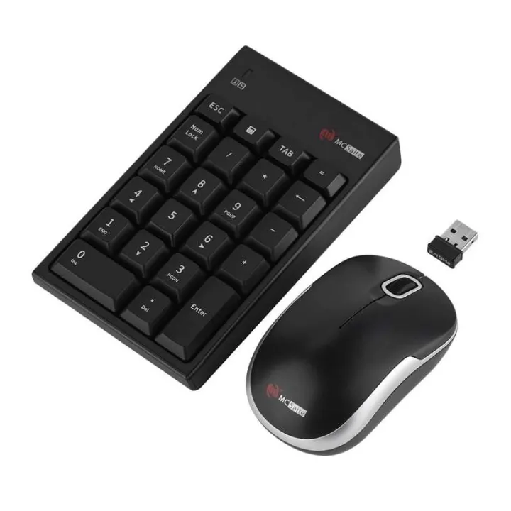2.4Ghz Mini Wireless USB Number Pad Numeric Keypad 22 keys Keyboard ...