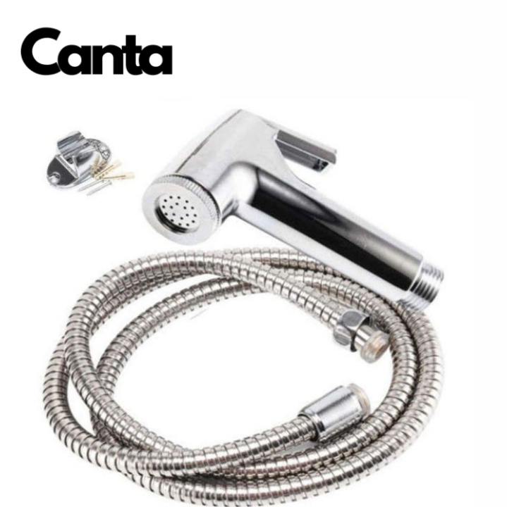 Push Shower Set Ss Pipe Toilets Washroom Kitchen Accessories - Upgrade ...