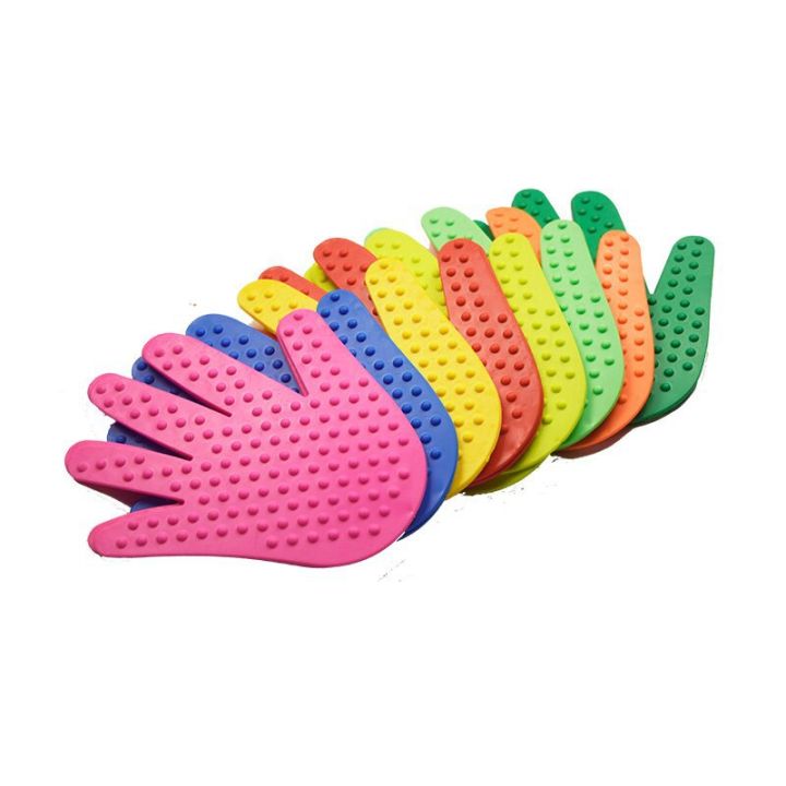 SF 1 Pair Sensory Hand Foot Left Right Training Toys Kids Pad Tactile ...