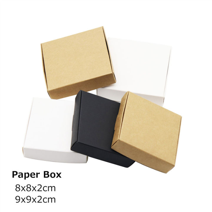 8x8x2cm Or 9x9x2cm Soap Packaging Box Craft Paper Boxes Handmade ...