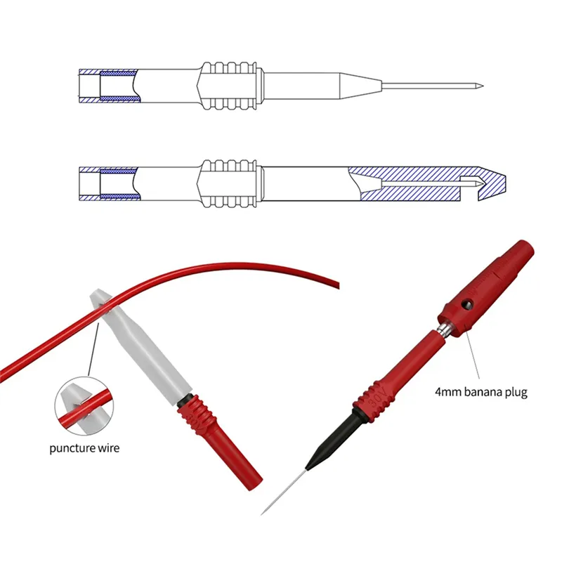 Test Probes Kit PowerBear 29-Piece Multimeter Test Leads Kit - Complete ...