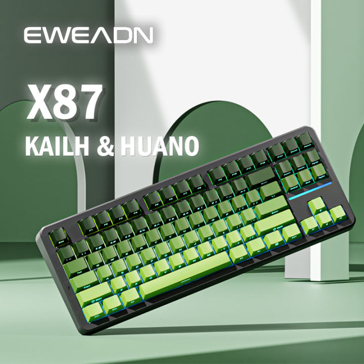 EWEADN X87 Customized Mechanical Keyboard, KAILH HUANO Switches, 10 ...