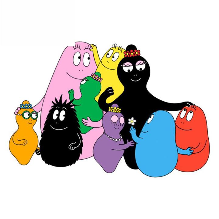 Barbapapa Motorcycle Car Bumper Window Stickers Vinyl Car Sticker ...