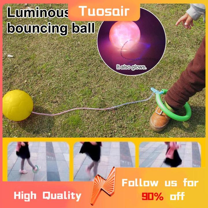Jumping Ball Fun Colorful Flashing Jump Ring Sports Toy for Kids ...