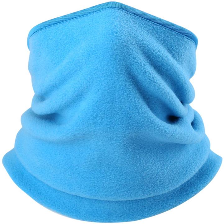 【VisioN Shop】Light Blue Winter Polar Fleece Neck Gaiter Face Moto ...