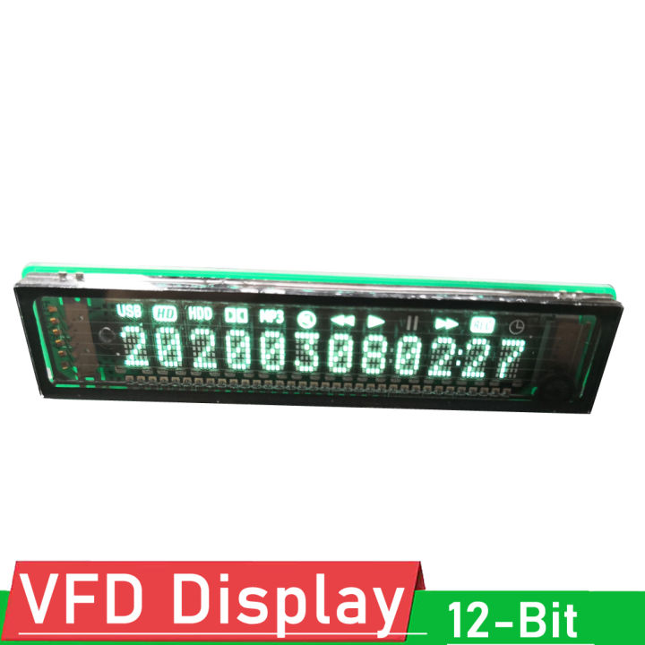 Vfd Display Screen 12-Bit Dot Matrix Digital Display Screen Module W Font Library Fluorescent ...