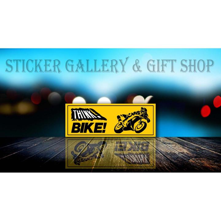 Bike Sticker | Think Bike | ( Waterproof & Premium quality)/ Sticker ...