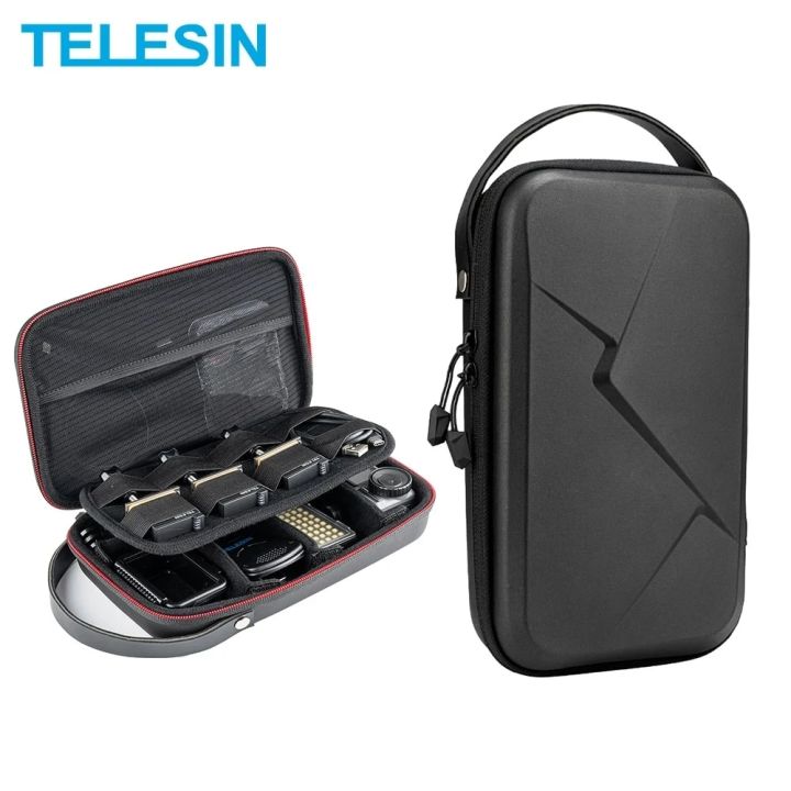 TELESIN Waterproof Action Camera Hard Carrying Case Storage Box ...