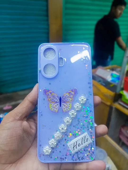 Realme C55 /N55 Back Case Cover for Girls | Sparkle Glitter | Stylish ...