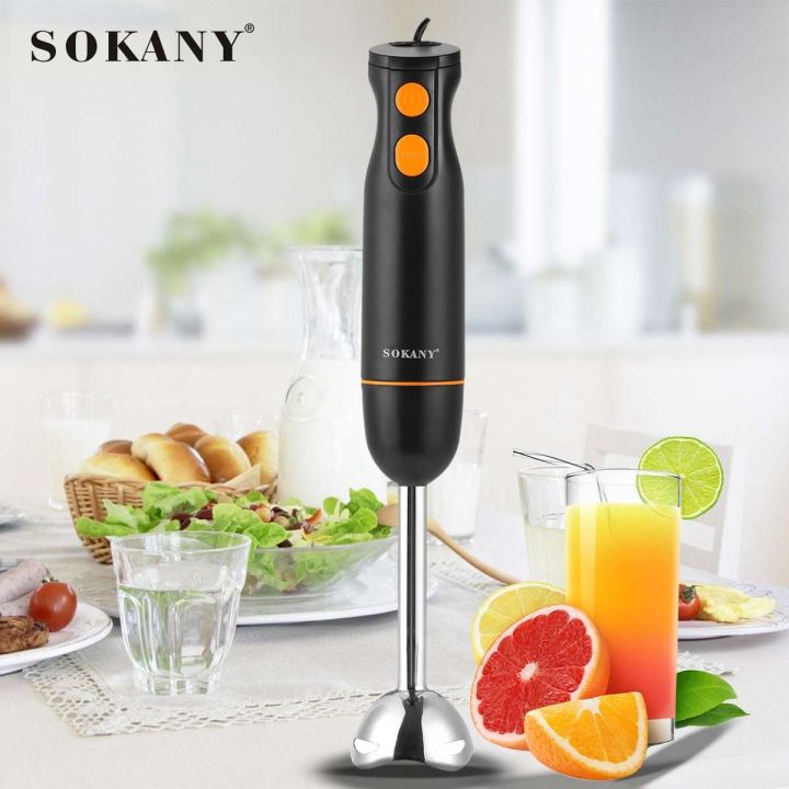 SOKANY Electric Food Blender Mixer Egg Beater Hand Blander include cup ...