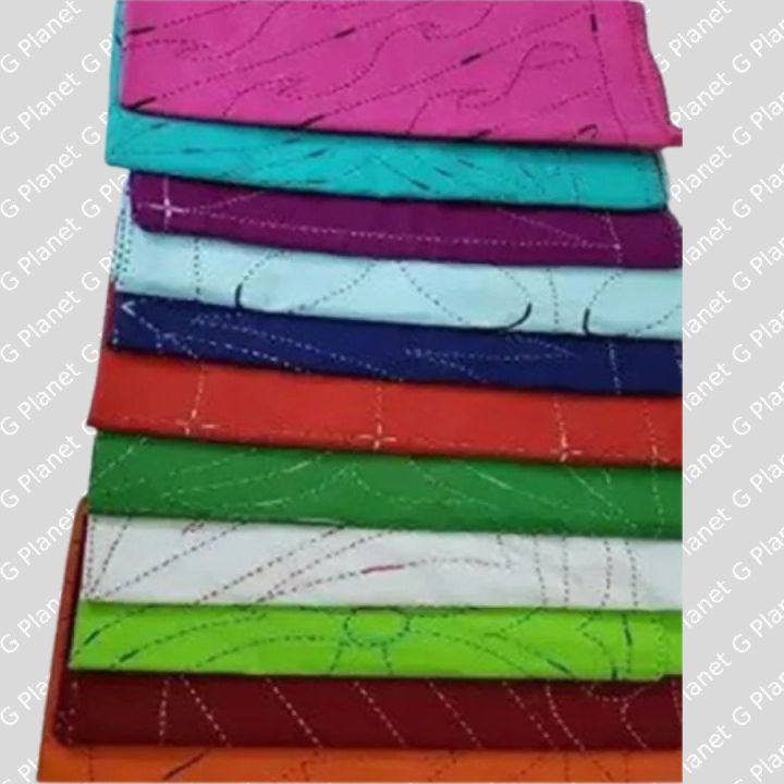 Combo Pack of 10Pcs big size Baby Katha - Multi-Color | Daraz.com.bd