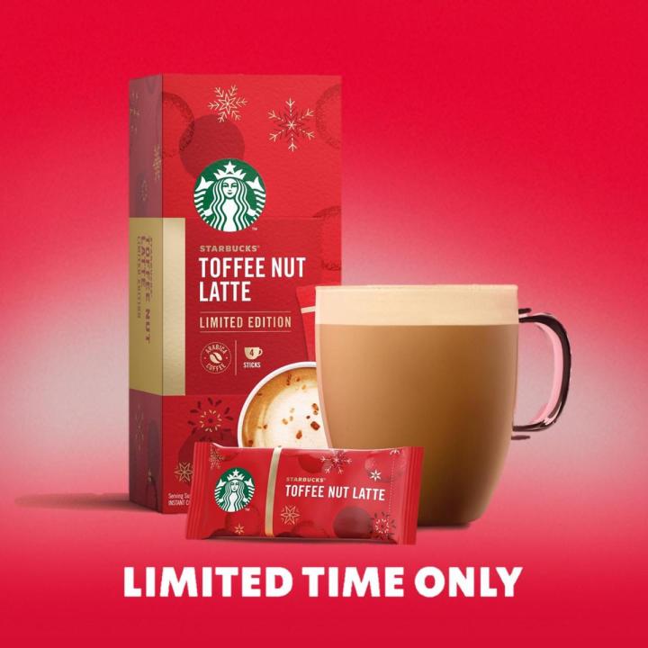STARBUCKS Toffee Nut Latte Premium Mix Coffee 3 in 1 (4 x 21.5g ...