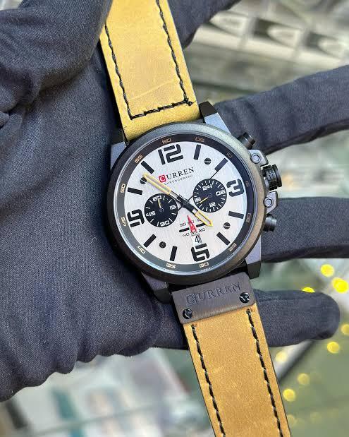 CURREN 8314 Fashion Chronograph Quartz Calendar Watch For Men | Daraz ...