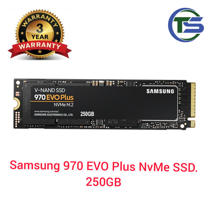 Samsung 970 EVO Plus NVMe 250GB M.2 2280 PCIe Gen 3.0x4 SSD Drive | Daraz.com.bd