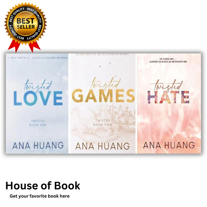Twisted Series 3 books Collection by Ana Huang ( Twisted Love , Twisted Games, Twisted Hate ...