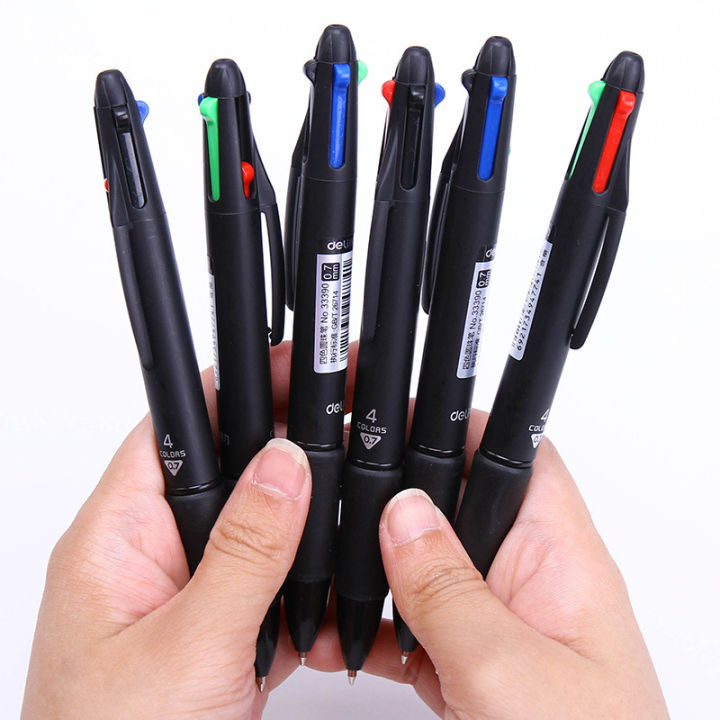 Multifunction Ballpoint Pen 4 in 1 MultiColor Pen 0.7mm Retractable ...