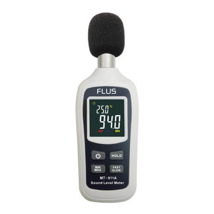 Flus Digital Mini Sound Level Meter MT-911A with Temperature | Daraz.com.bd
