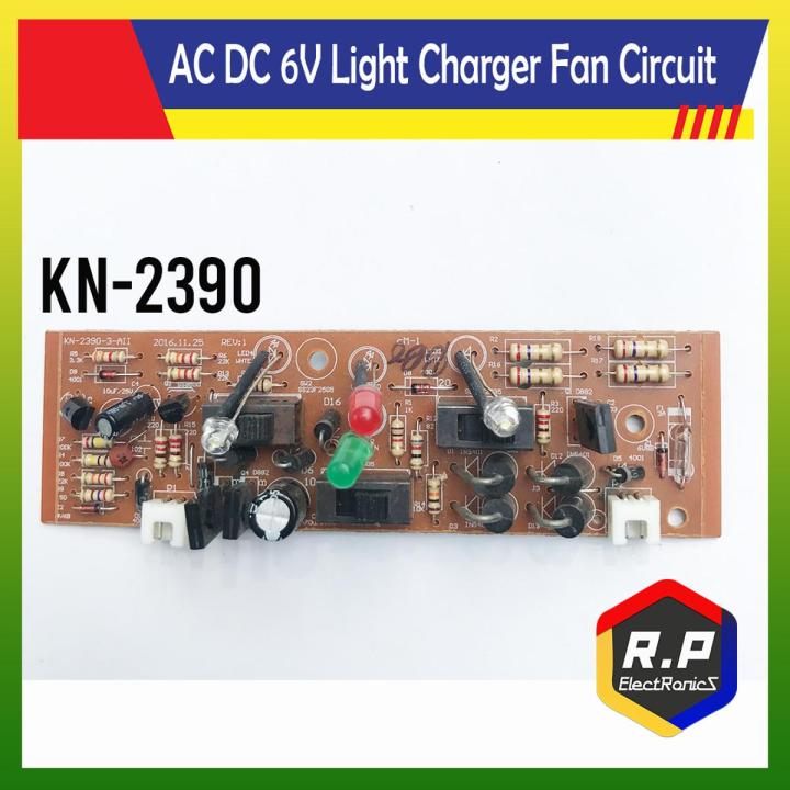 AC DC 6V Light Charger Fan Circuit KN-2390 / AC DC 6V Light Fan Chinese ...