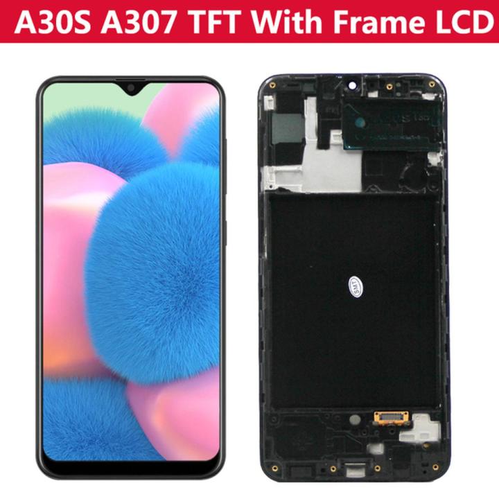 LCD With Frame For Samsung Galaxy A30s A307 Display Touch Screen ...