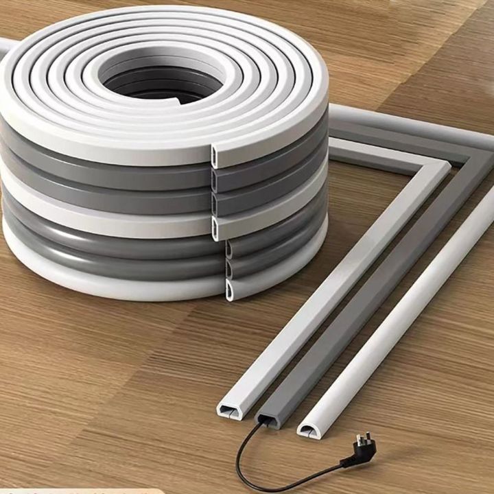 Cable Concealer Manage Anti-extrusion Floor Cord Cover Self-Adhesive ...