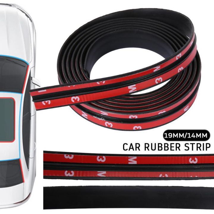 【COD 2M Car Rubber Gasket Strips Adhesive Auto Seal Protector Window ...