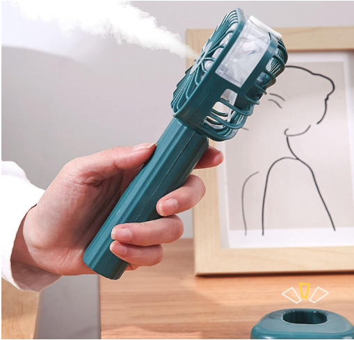 Portable Mini Handheld Cooling Fan Mini Rechargeable Humidifier Misting ...