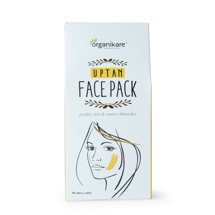Organikare Uptan Facepack - 80 gm | Daraz.com.bd