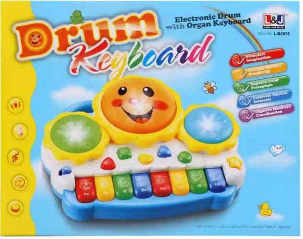 Drum Keyboard-Electronic Drum with Organ keyboard Musical Toy- LJ8805E ...