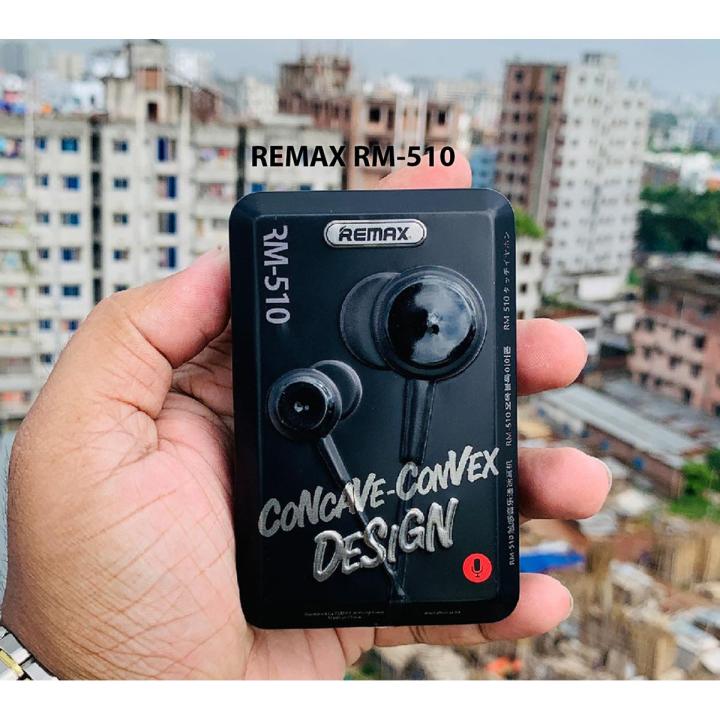 REMAX RM-510 HIGH PERFORMANCE EARPHONES - Ear Phone - Headphone ...