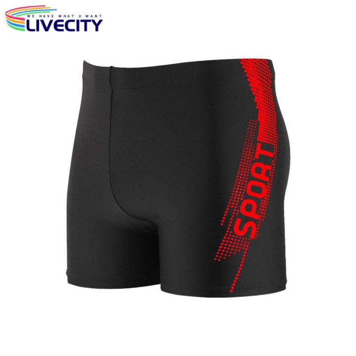 Swimming Trunks Good Elastic Men Bathing Suit Swimming Trunks Beachwear ...