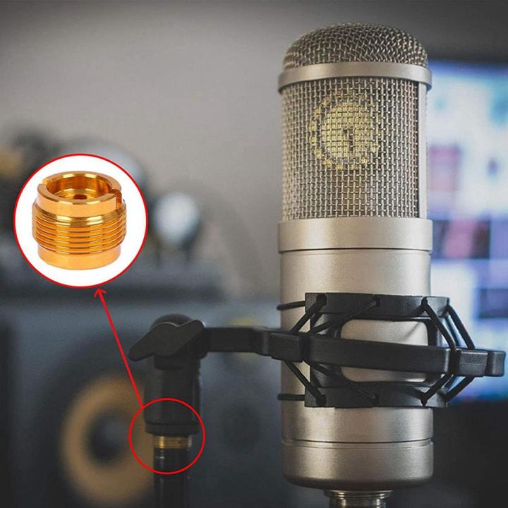 ARELENE 12 Pieces Female Threaded Nut Screw Adapters Microphone Clip ...