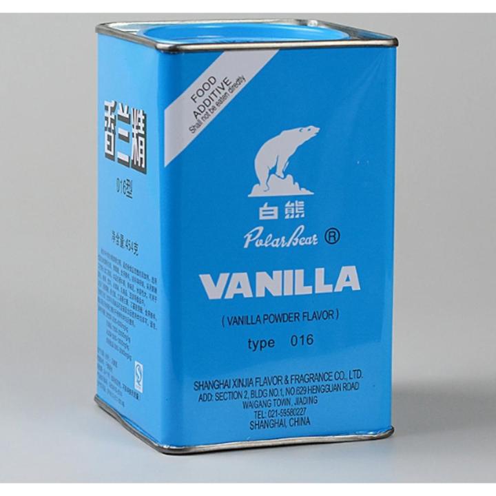 Vanilla Powder Food Additive Chemical Product Polar Bear Brand 454g ...