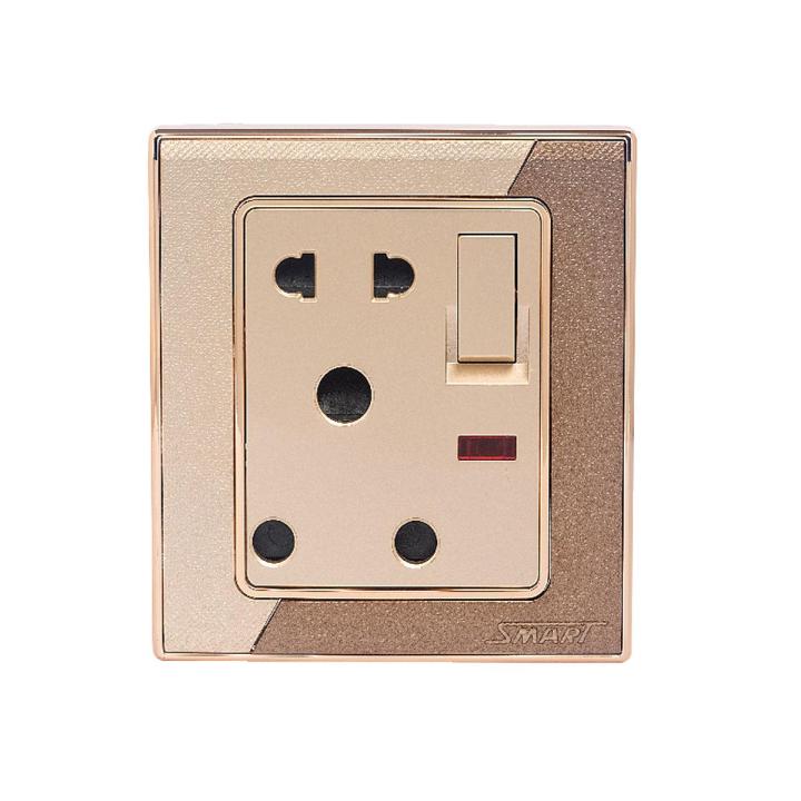 Click Marigold-3 & PIN Round Socket With Switch 15A | Daraz.com.bd