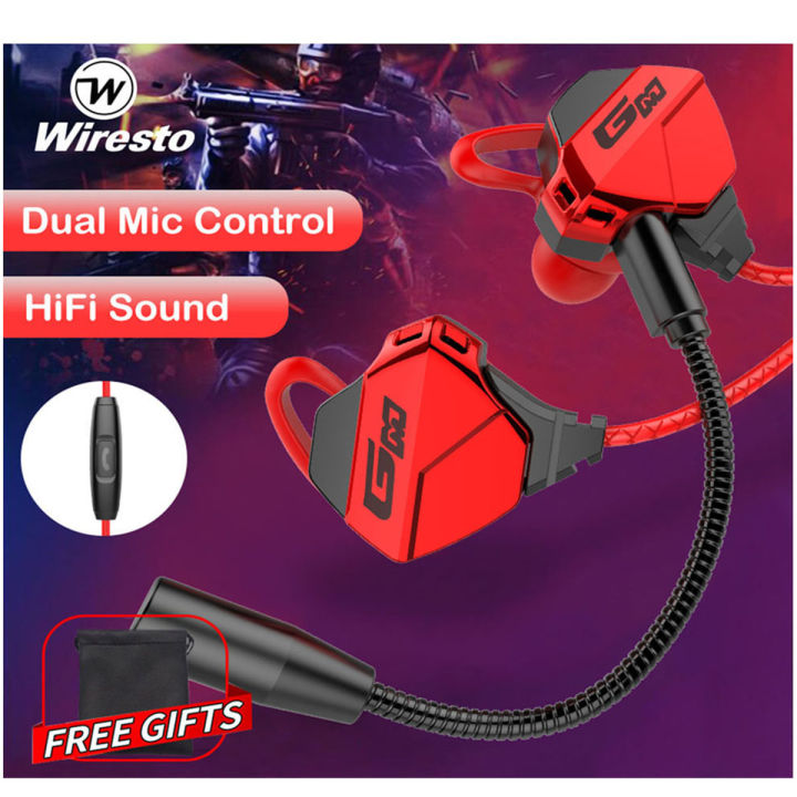 Wiresto G10 Gaming Headphone Wired Noise-Reducing Stereo Headset, With ...