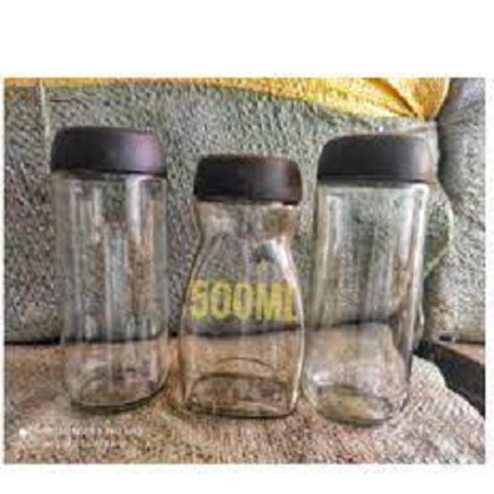 3 Pis Glass Built Coffee Jar 500ml | Daraz.com.bd