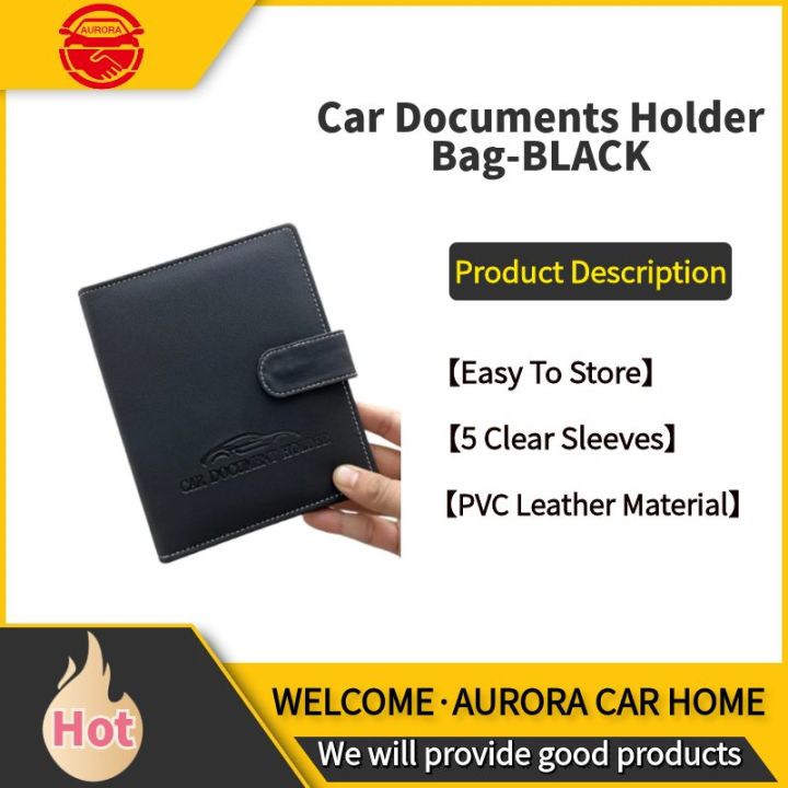 Car Documents Holder Bag-BLACK | Daraz.com.bd