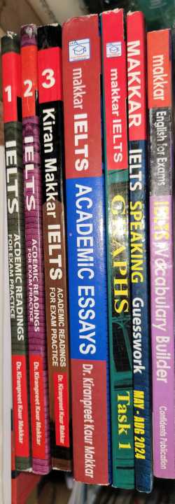 Makkar IELTS Reading ( Vol: 01, 02 & 03), Speaking & Writing (Vol: 01 ...