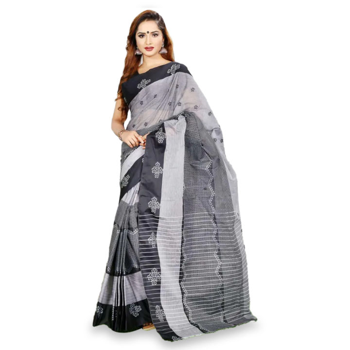 Tangail Tat 21 February Special Cotton Saree For Women | Daraz.com.bd