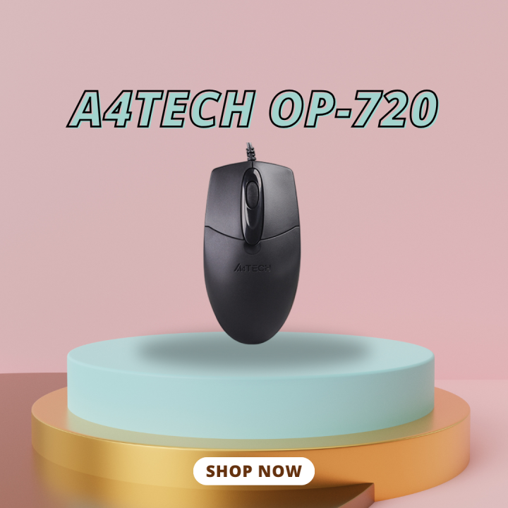 A4tech OP-720 Wired Mouse Model: OP-720 Optical Sensor Resolution: 1200 ...