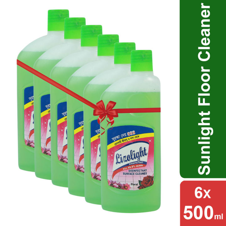 6 Pack Combo Sunlight Floor Cleaner-500ml | Daraz.com.bd