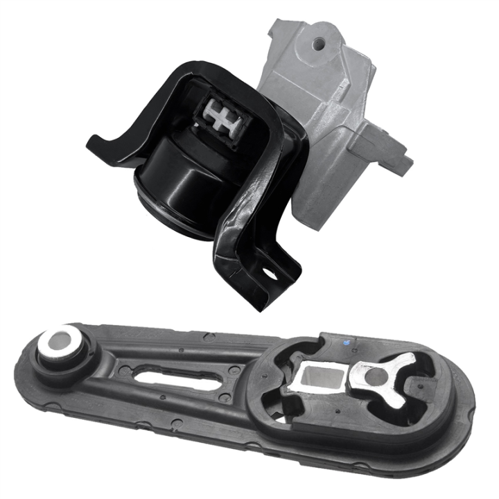 2PCS Right Engine Mount & Rear Lower Engine Buffer Torque Assembly ...