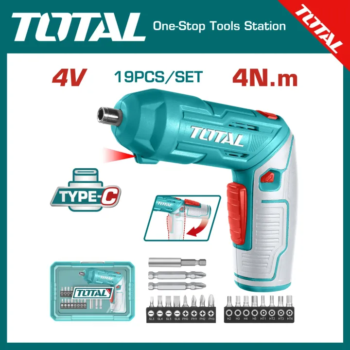 TOTAL TSDLI0442 Lithium-Ion cordless screwdriver | Daraz.com.bd