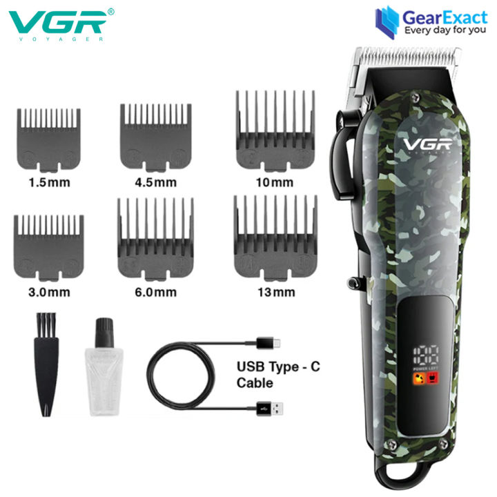 VGR V-665 Professional Hair Clipper and Beard Trimmer Salon Series for ...