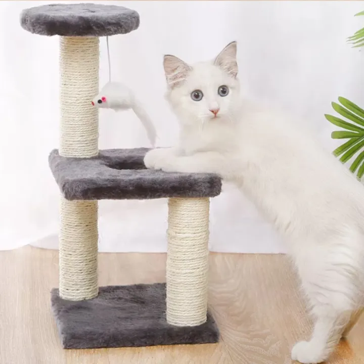 Scratching Pillar 3-Layers Cats Scratching Post Three Pillars Sisal ...